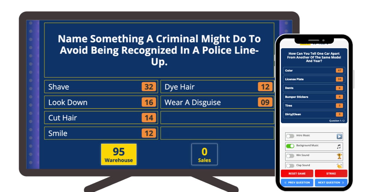 Play Family Feud Online | Free Game Maker